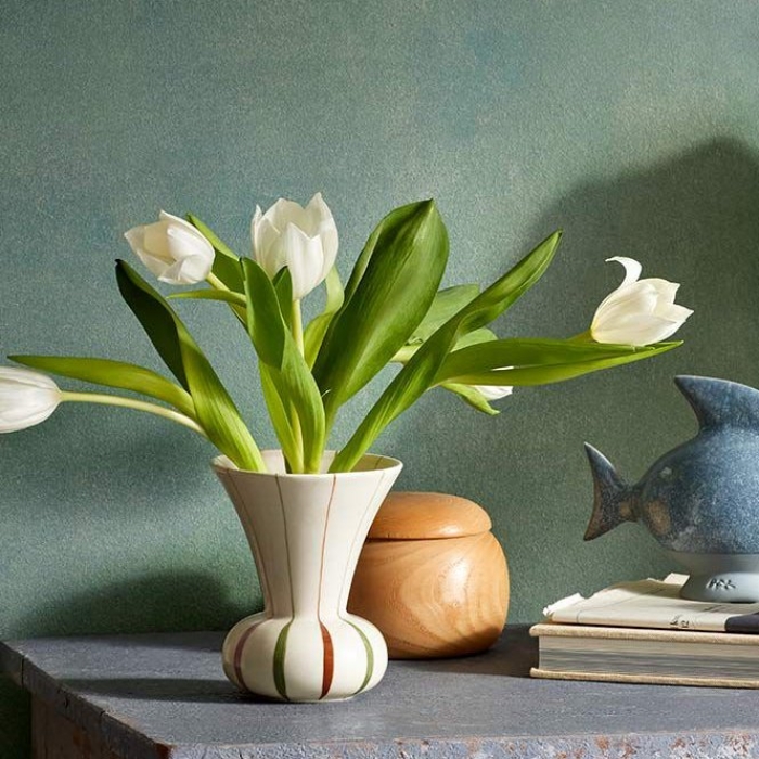 2-er Set Vase Signatur 15 cm und 20 cm